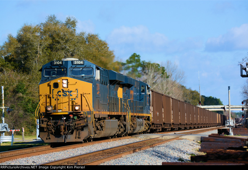 CSX 3104 T480-19 Coal Loads